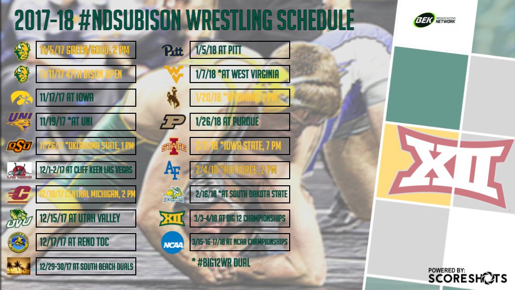 Full 2017-18 NDSU Schedule Released