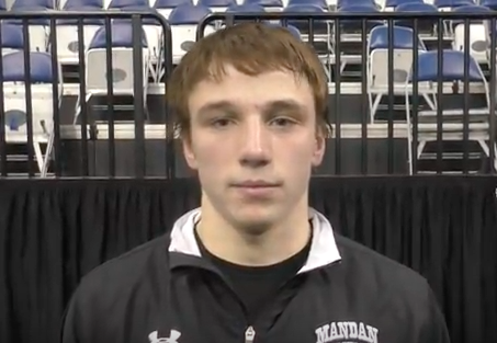 Mandan’s Isaac Berger Verbals to Mary